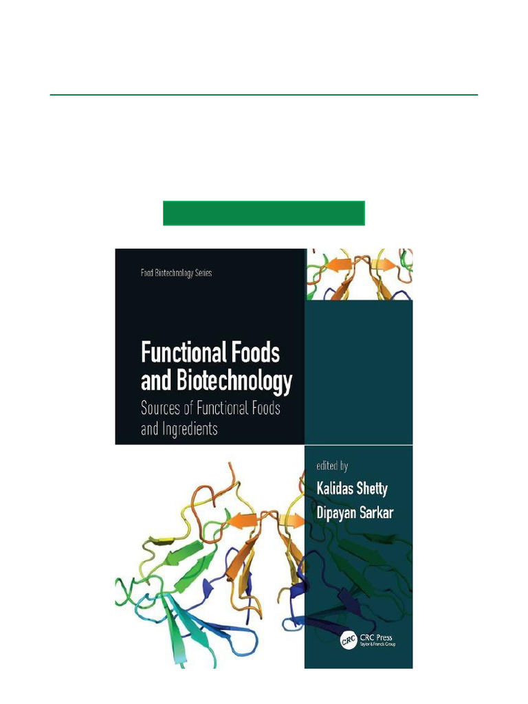 Functional Foods and Biotechnology Insights | PDF | Ecology | Nutrition