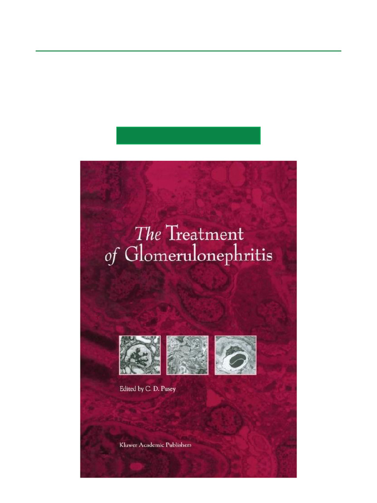 The Treatment of Glomerulonephritis, 1st Edition Digital PDF Download ...