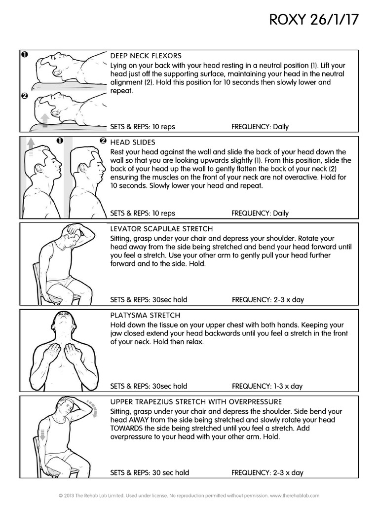 Neck Exs | PDF