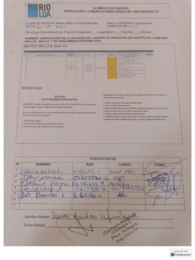 1.7 Verificacion Difusion Agente Matriz | PDF