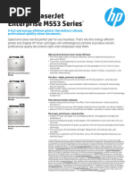 HP M605 Datasheet | PDF | Printer (Computing) | Microsoft Windows