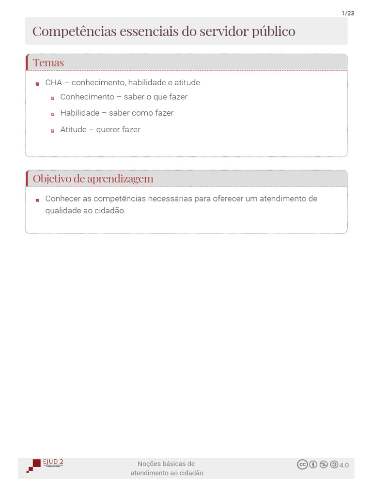 Material Didatico U2 | PDF | Competência (Recursos Humanos) | Atitude (Psicologia)