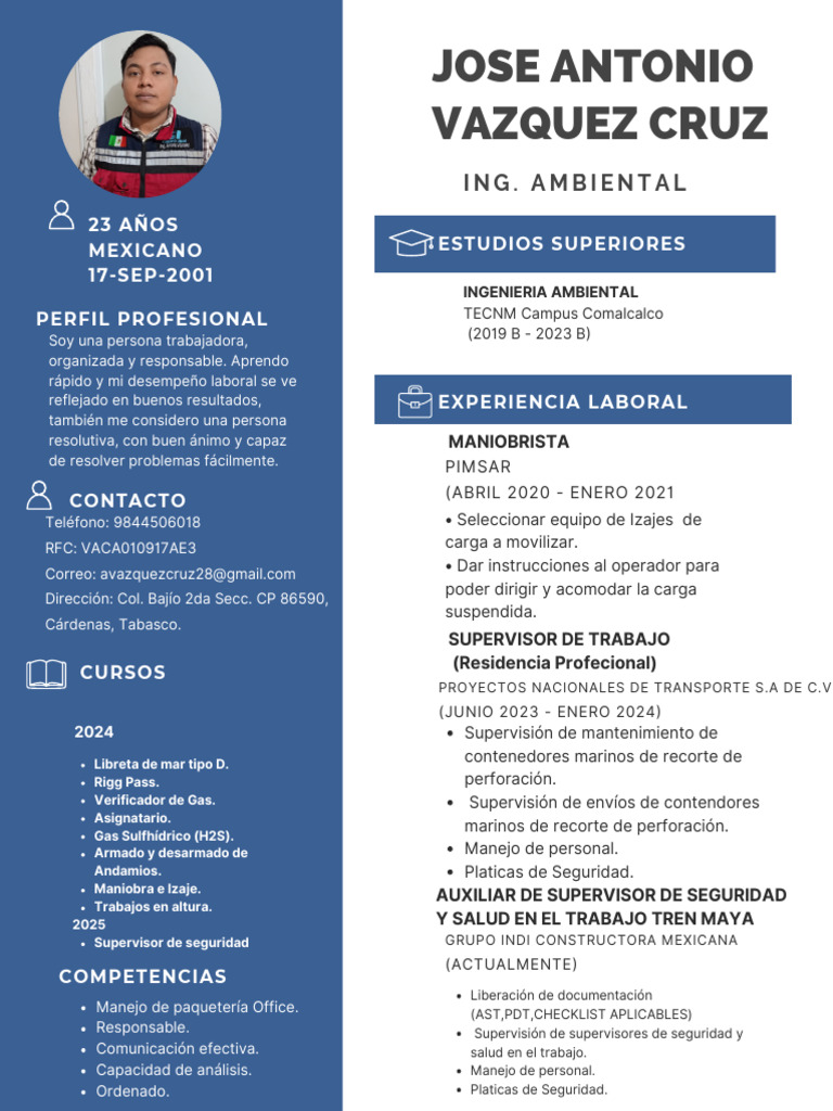 CV Jose Antonio Vazquez Crud | PDF