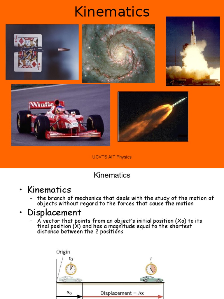 UCVTS AIT Physics | PDF | Velocity | Kinematics