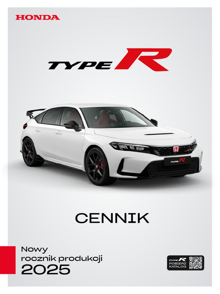 Civic TypeR Cennik 2025 PY 2025-04-04 v1 | PDF