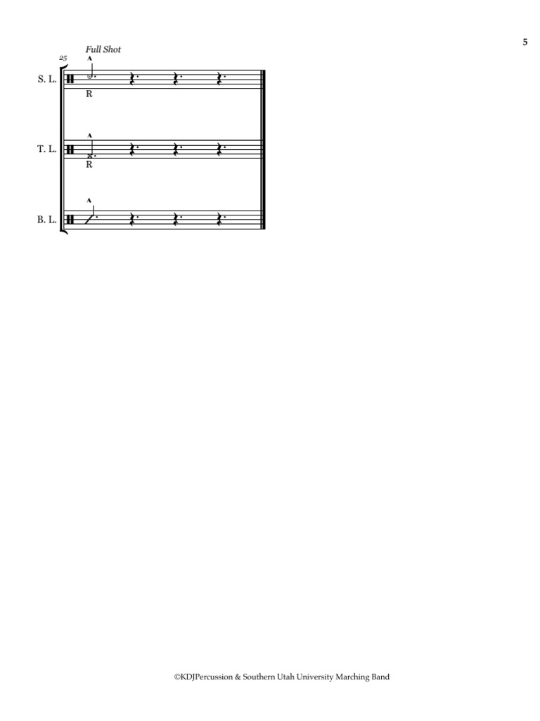 Drumline Packet 30 | PDF