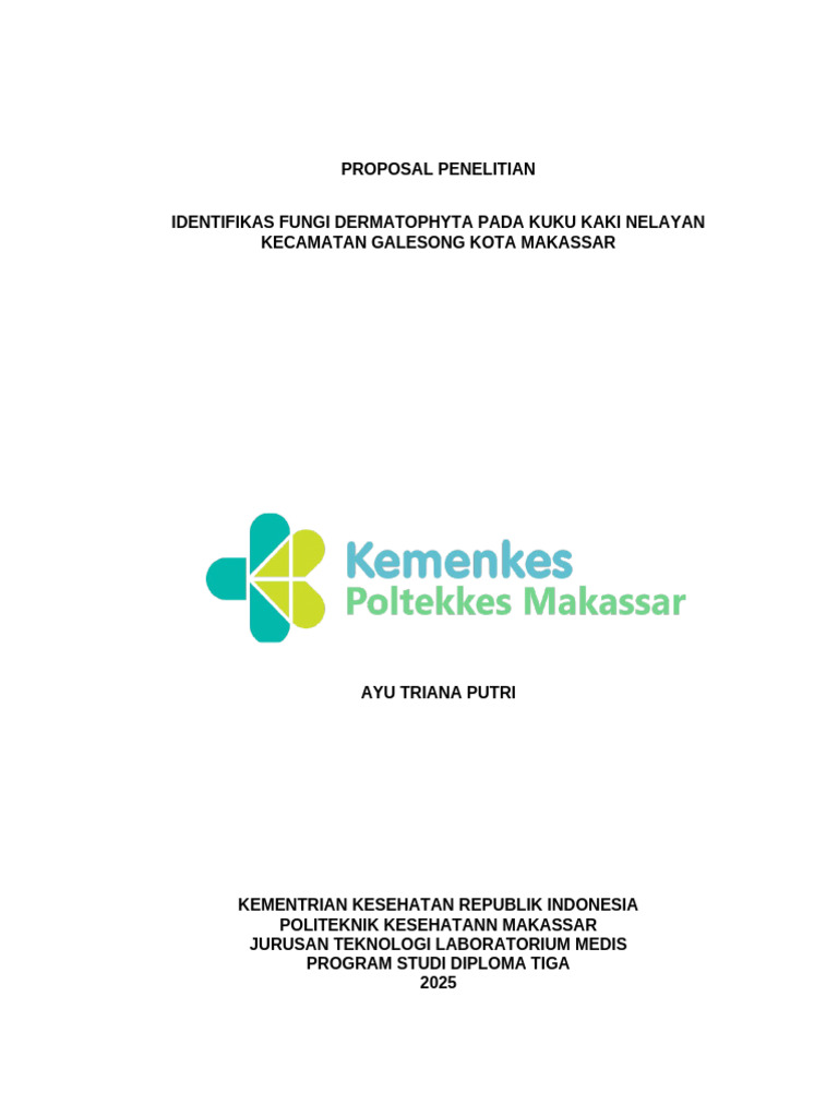 Proposal Penelitian Ayuk Bab 1 | PDF