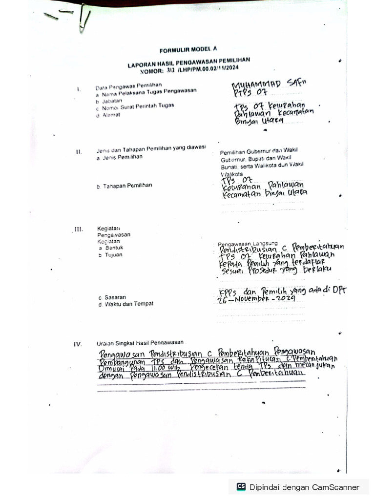 Lhp Tps 7 Pahlawan | PDF