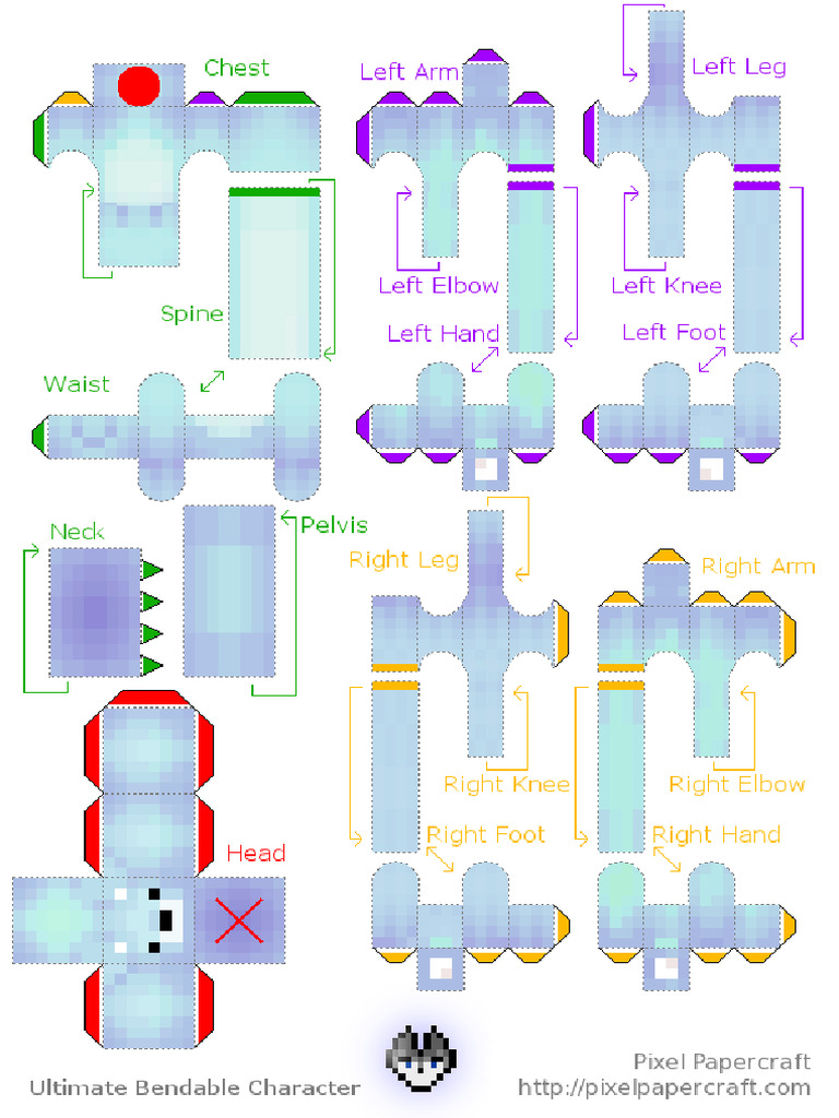 Minecraft Bendable Character | PDF
