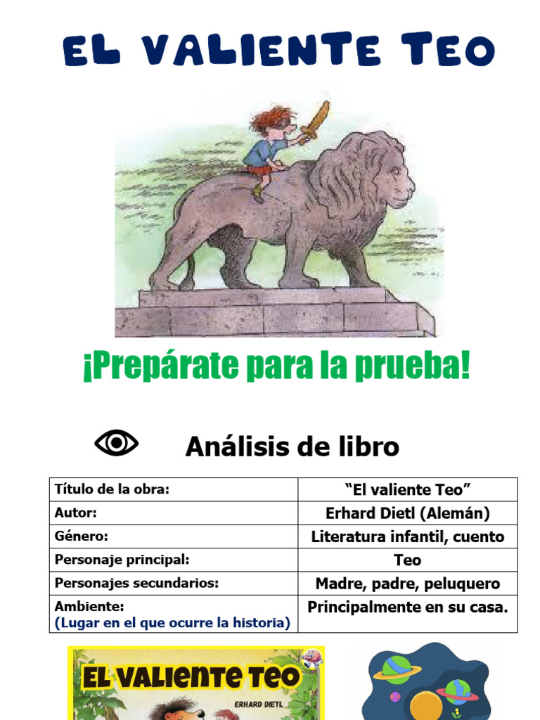 Teo y su valentía ante los miedos | PDF