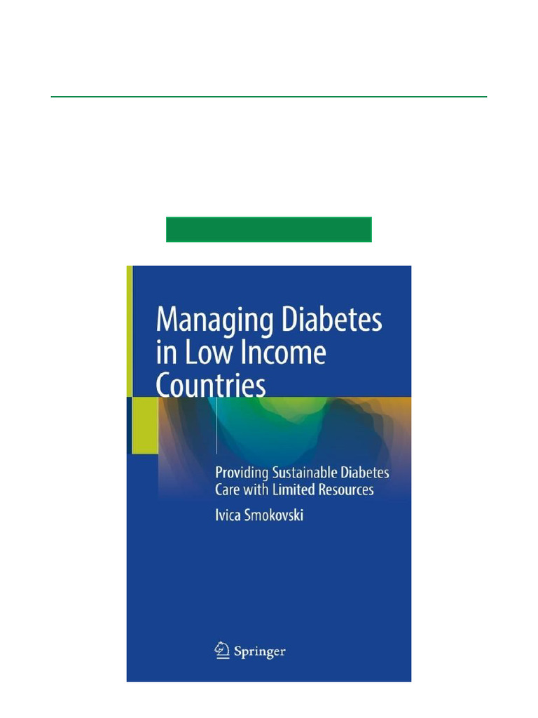 Managing Diabetes in Low Income Countries Providing Sustainable ...