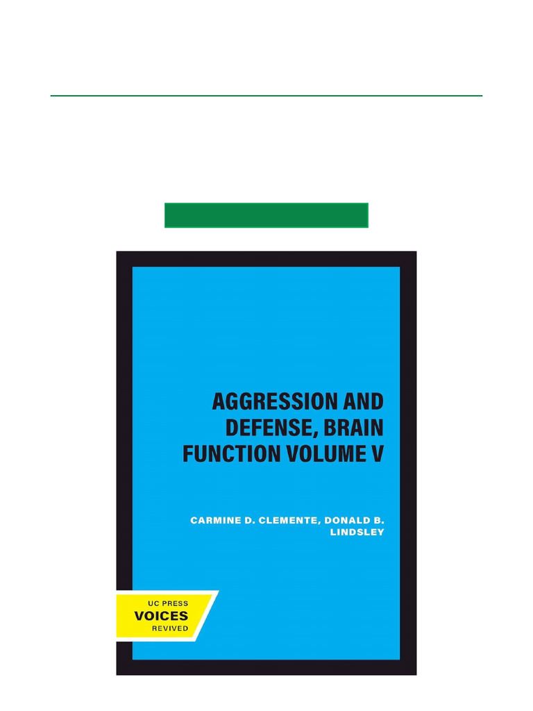 Aggression and Defense: Neural Mechanisms | PDF | Homo