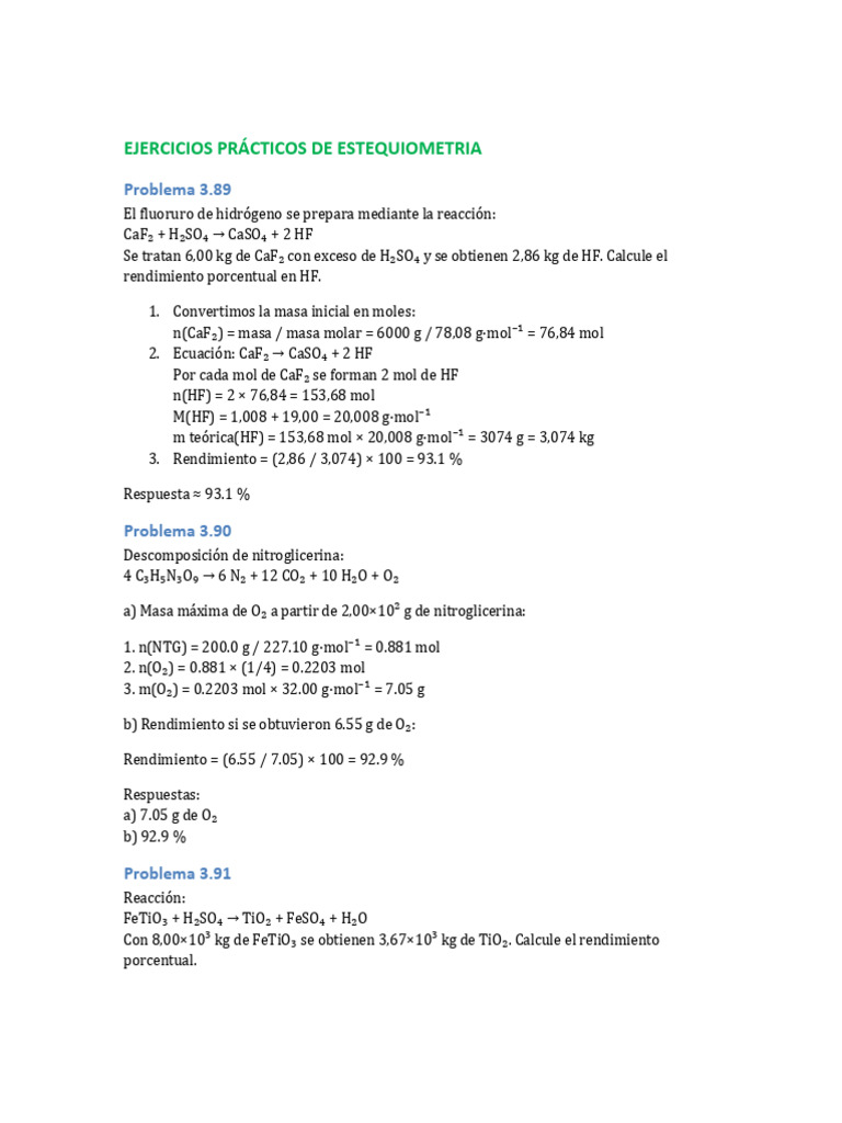 Ejercicios Clase3 | PDF