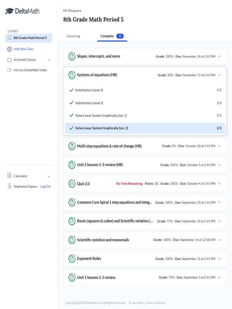 DeltaMath Student Application 3 | PDF | Applied Mathematics | Mathematical Analysis