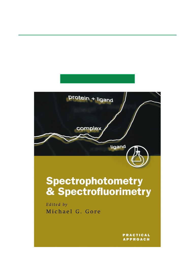 Spectrophotometry and Spectrofluorimetry A Practical Approach - 2nd ...