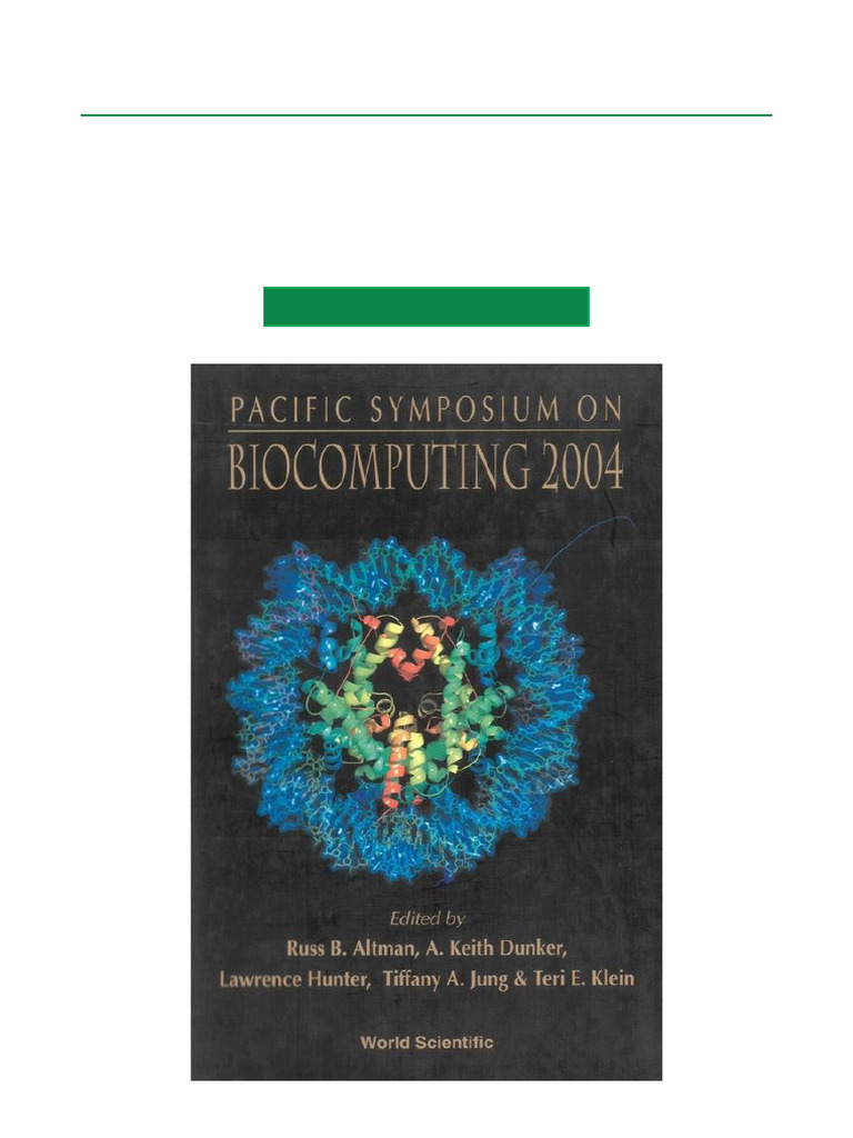 BIOCOMPUTING 2004 Open Access Download | PDF | Bioinformatics | Biology