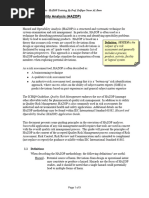 Hazard and Operability HAZOP Study Worksheet Template | PDF