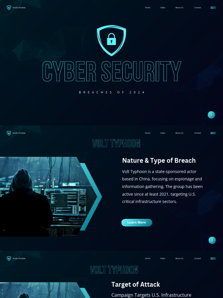 Cybersecurity Breaches of 2024 | PDF | Computer Security | Security