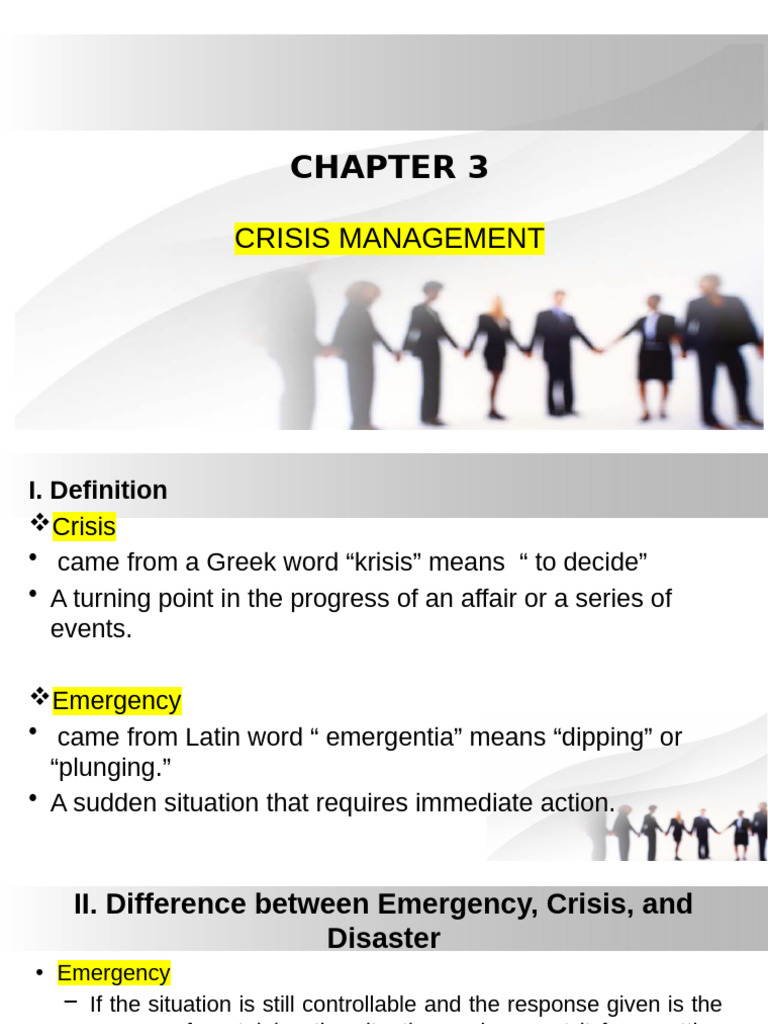 Understanding Crisis Management Essentials | PDF | Crisis Management ...