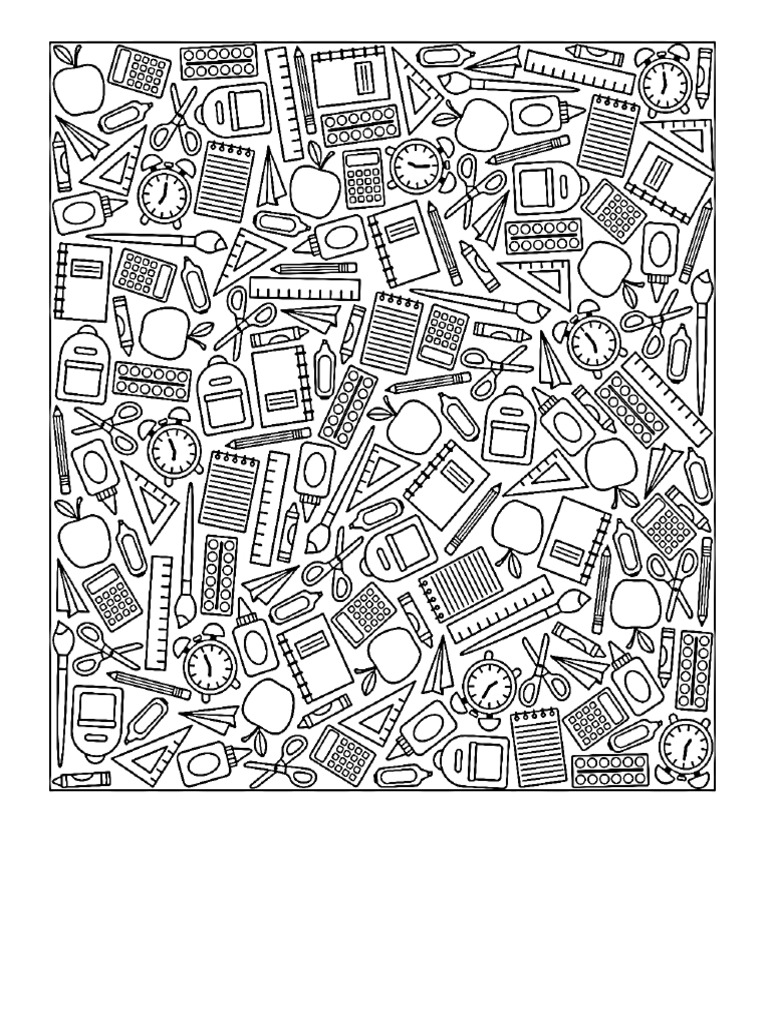 I Spy - School Supplies | PDF