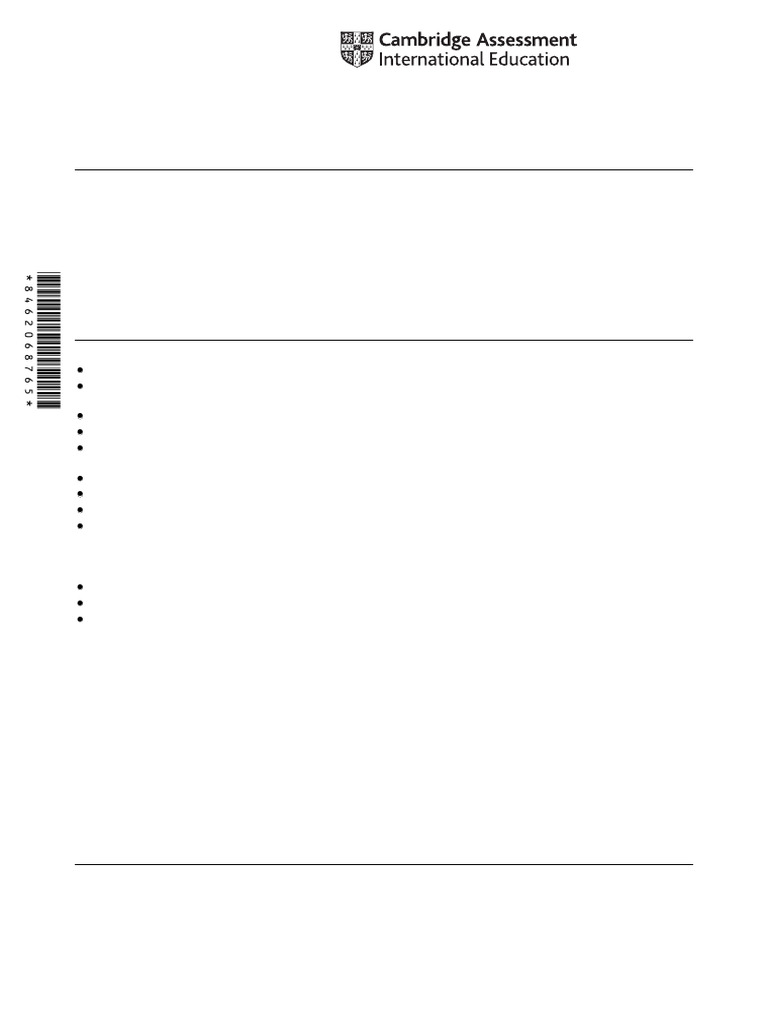 March 2023 (v2) QP - Paper 2 CAIE Physics IGCSE | PDF | Gases | Atomic Nucleus
