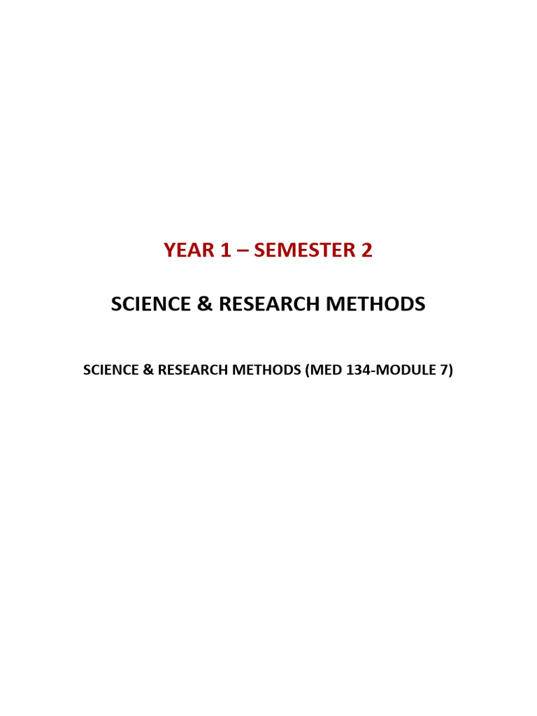 2024 2025 TERM I Modul 7 SCIENCE RESEARCH METHODS Haftalik Ders Programi | PDF | Science ...