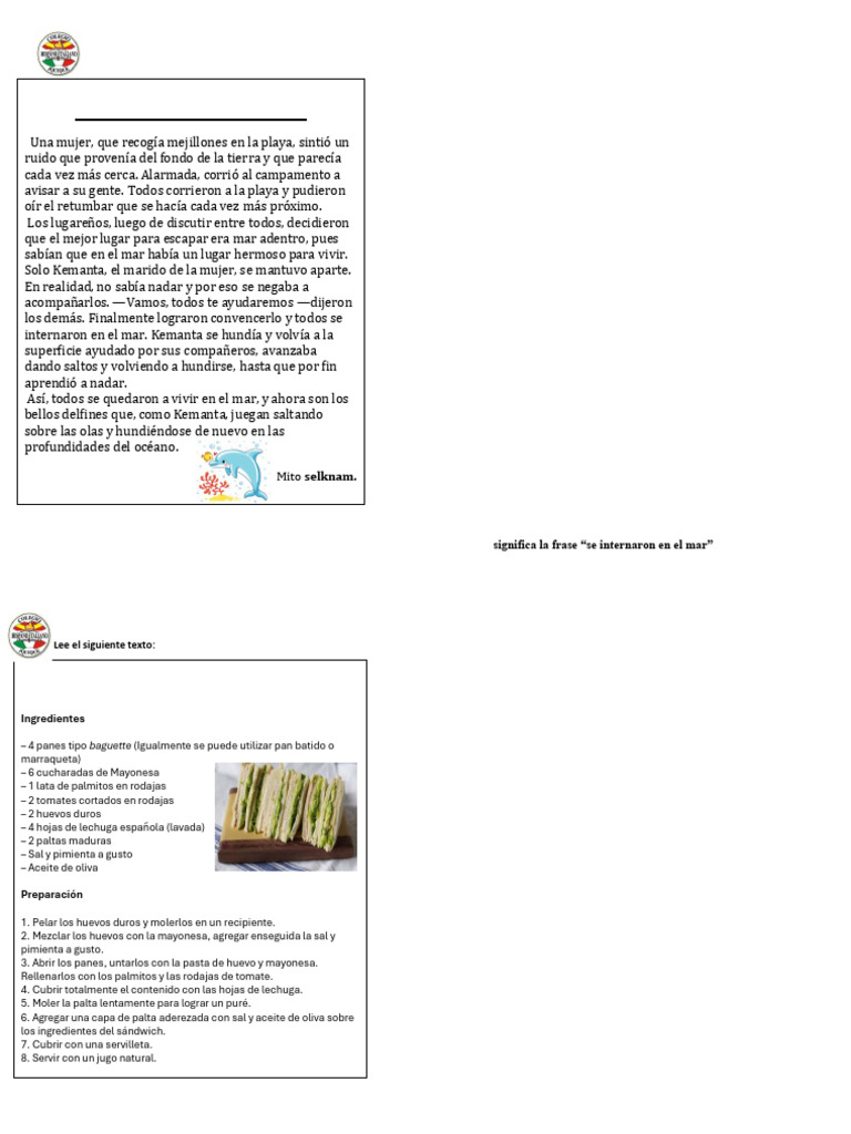 Comprensión de Lectura | PDF | Oso polar | Osos