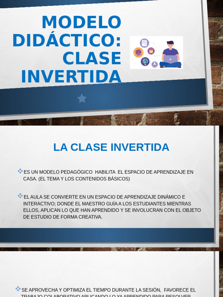 Modelo Didáctico CLASE INVERTIDA | PDF | Enseñando | Cognición