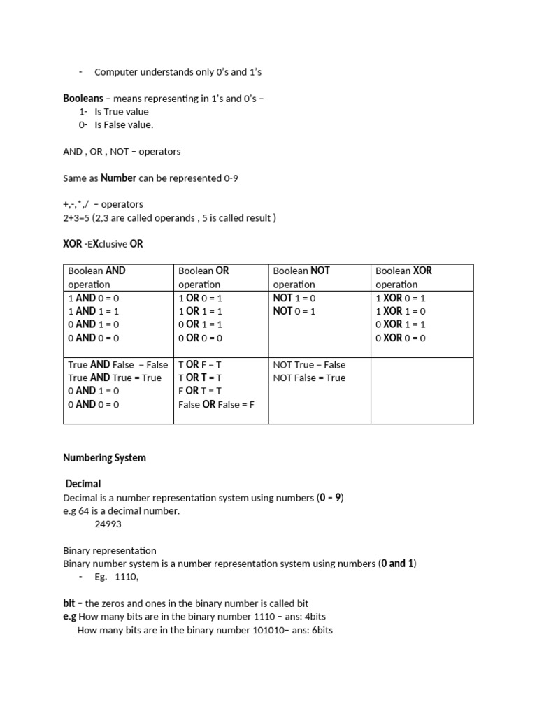 Introduction To Computer Science | PDF | Bit | Byte