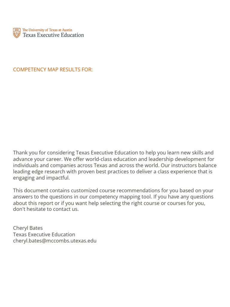 Competency Map Results TEE e2b2a4f0 0083 4741 88d5 99b474b6fc89 | PDF ...