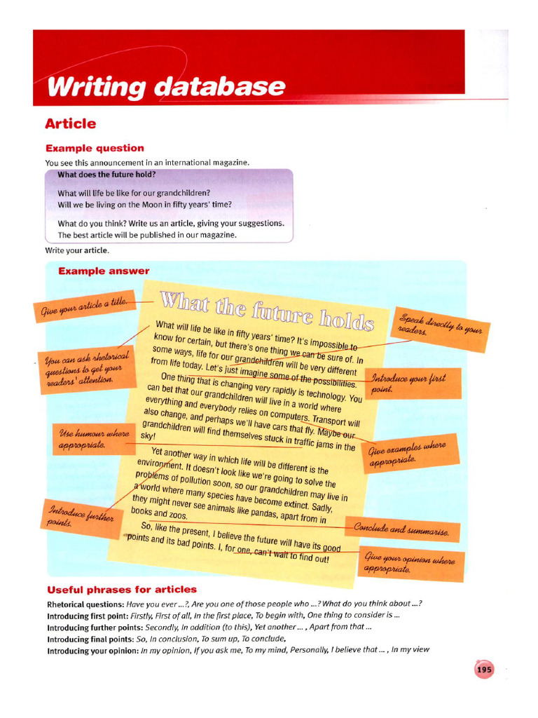 Writing Examples | PDF