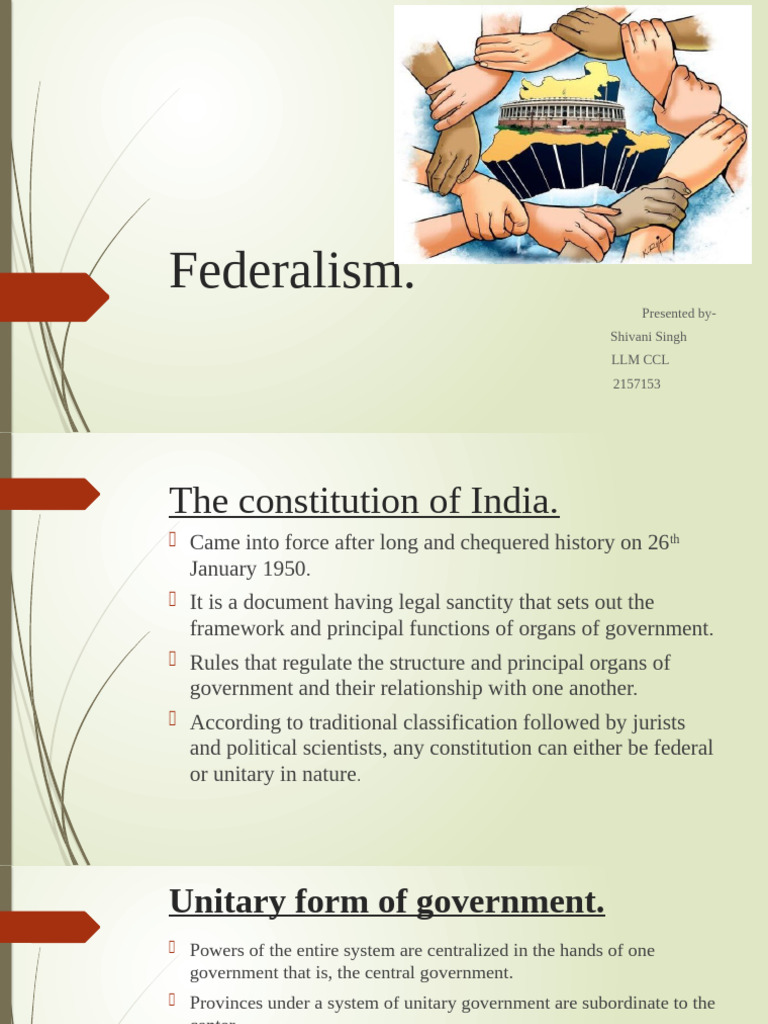 Federalism | PDF