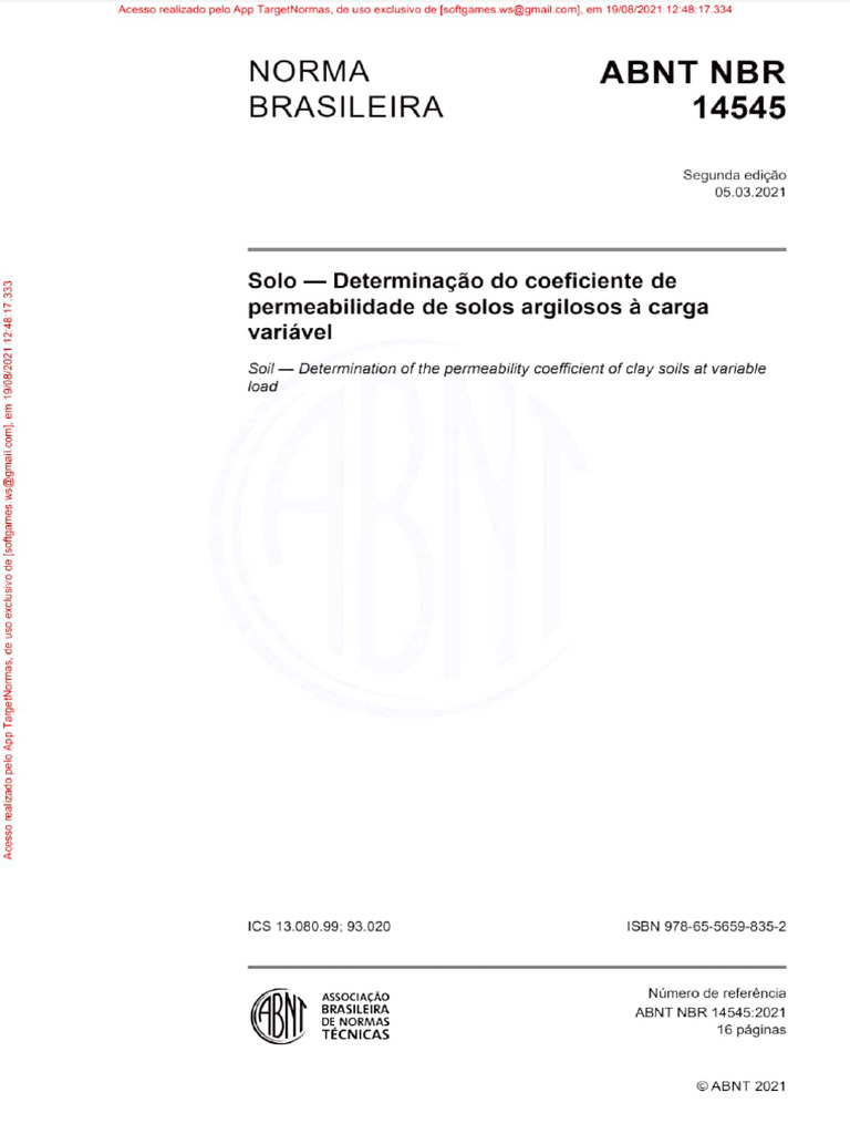 NBR 14545-21 | PDF