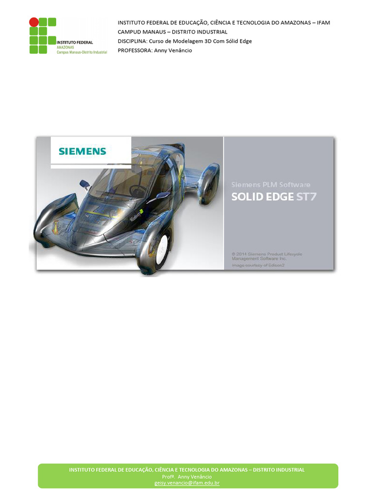 Apostila Solid Edge | PDF | Círculo | Janela (informática)