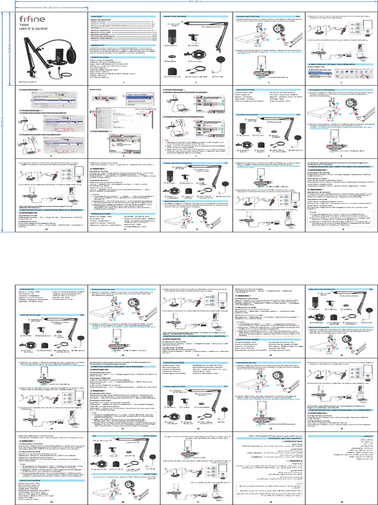 FIFINE T669 User Manual | PDF