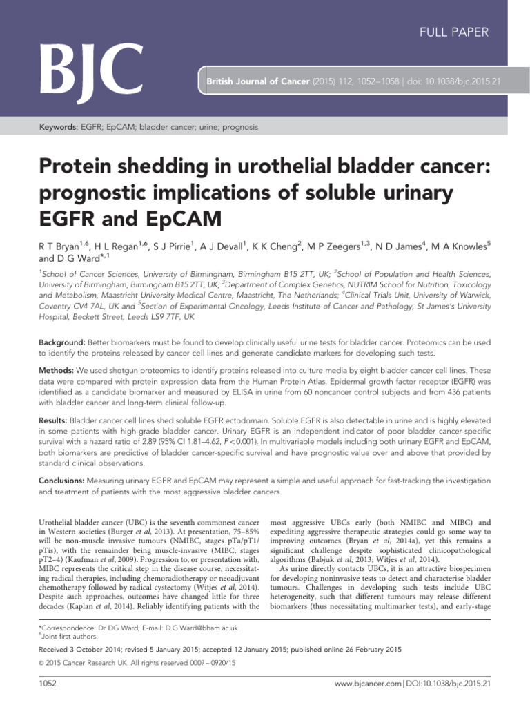 EGFR-Ultracentrifugation Bryan2015 | PDF | Epidermal Growth Factor ...