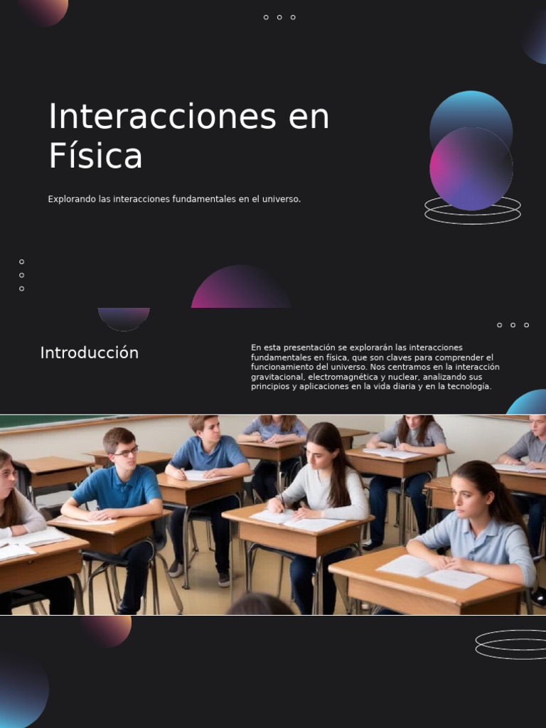 Aplicaciones de interacciones fundamentales | PDF | Interacción ...