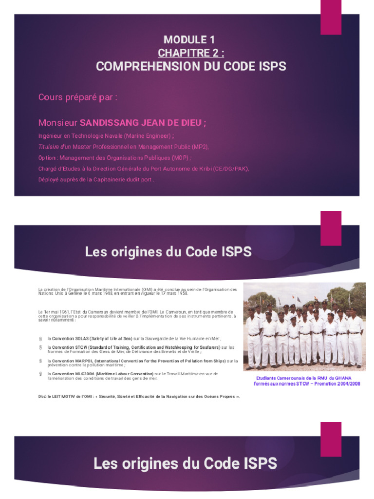2 - Module 1 - Chapitre 2 - Comprenhension Du Code Isps - Phoenix | PDF