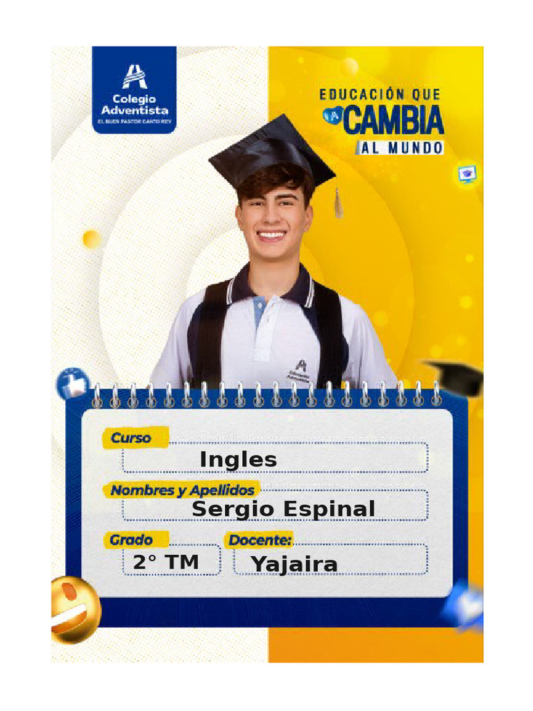 Caratulas Varón Secundaria | PDF