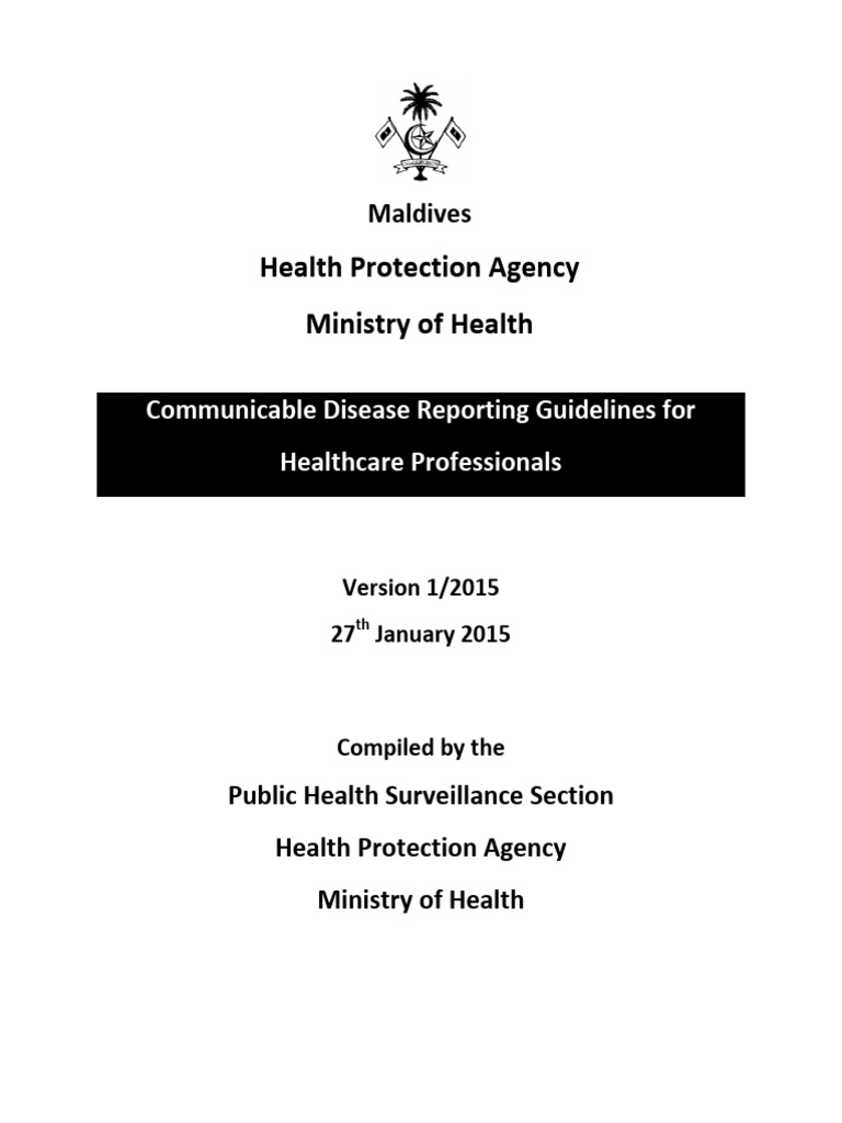 CD-Reporting-Guidelines_250506_002827 | PDF | Public Health | Measles