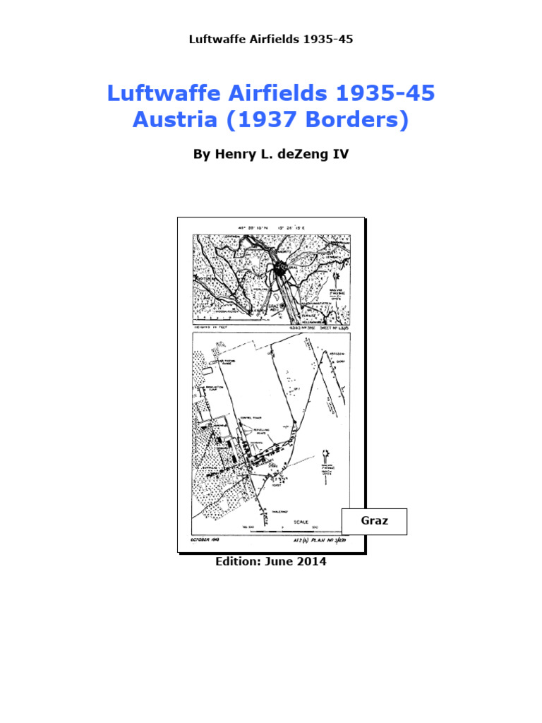 002 - Airfields - Austria (1937 Borders) | PDF | Boeing B 17 Flying ...