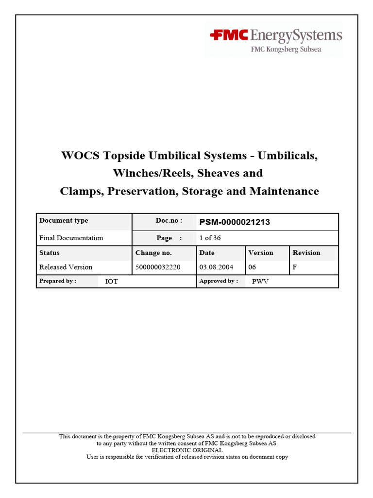 Vdocuments - MX Wocs Topside Umbilical Systems Umbilicals Winchesreels ...