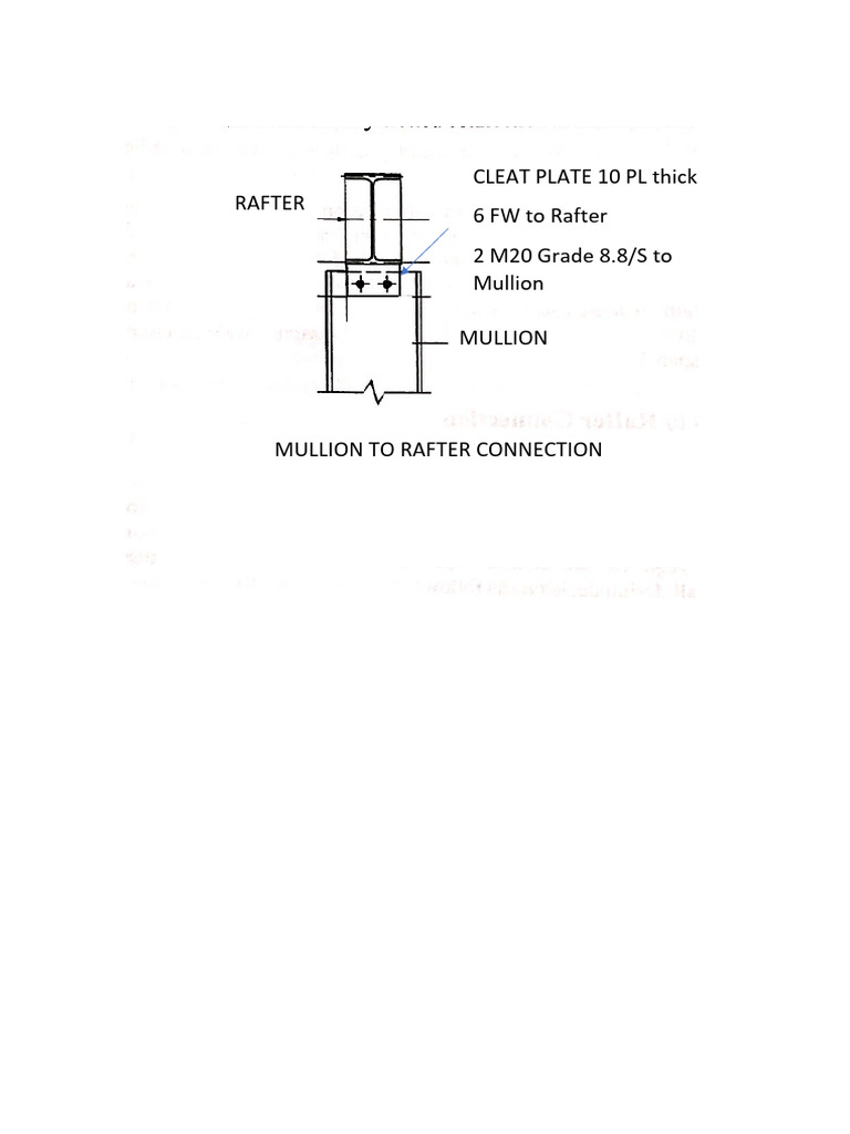 Mullion To Rafetr Connection | PDF
