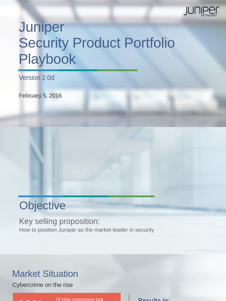 Juniper Security Product Portfolio Playbook - 2016 | PDF | Juniper ...