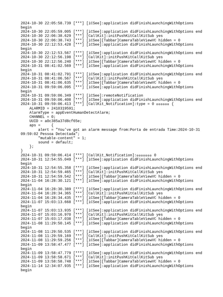 App Debug Log | PDF