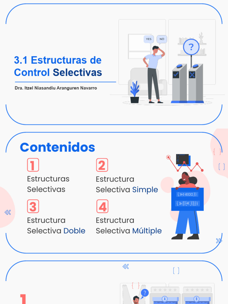 3.1 Estructuras de Control Selectivas | PDF | Informática teórica ...