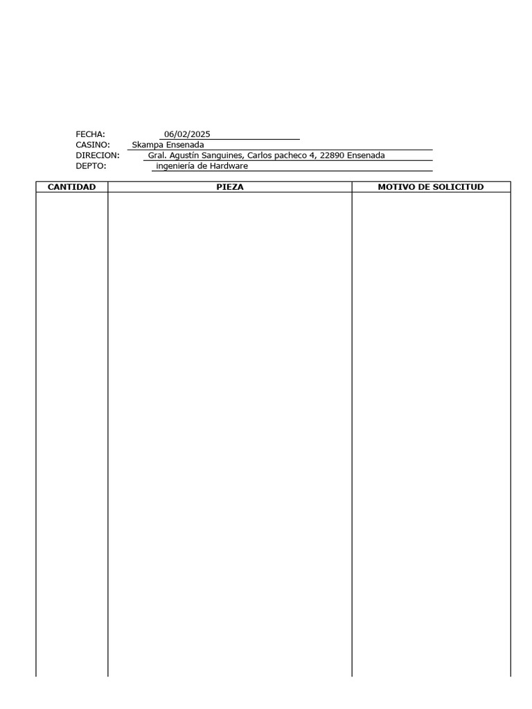 Orden Compra 06022025 | PDF