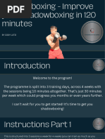 12-Week Boxing Training Program Guide | PDF | Strength Training ...