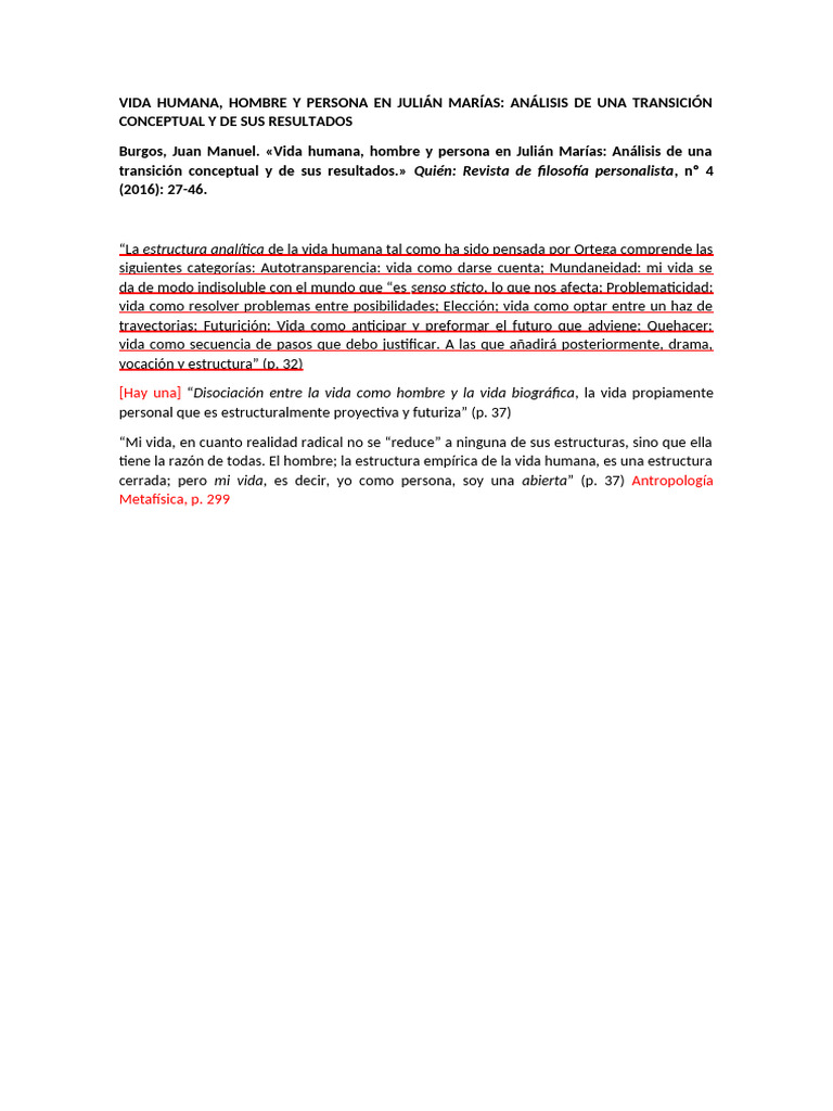 A01 - Burgos, J. M. - Vida Humana, Hombre y Persona en Julián Marías ...