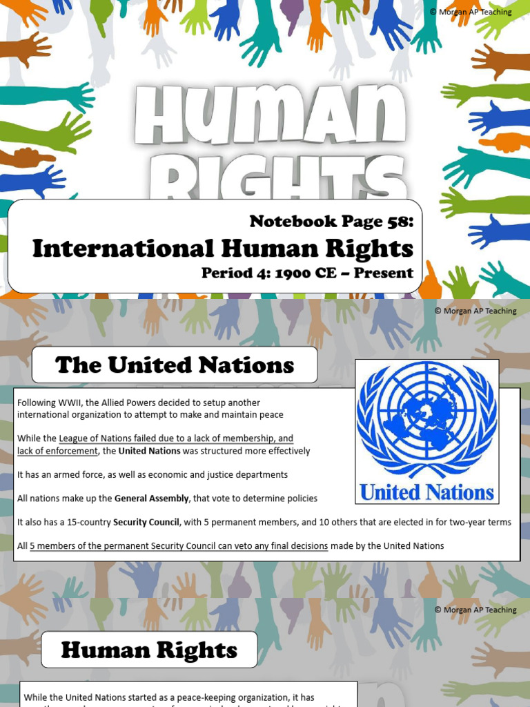 SLIDESHOW PDF Notebook Page 58 - International Human Rights | PDF ...